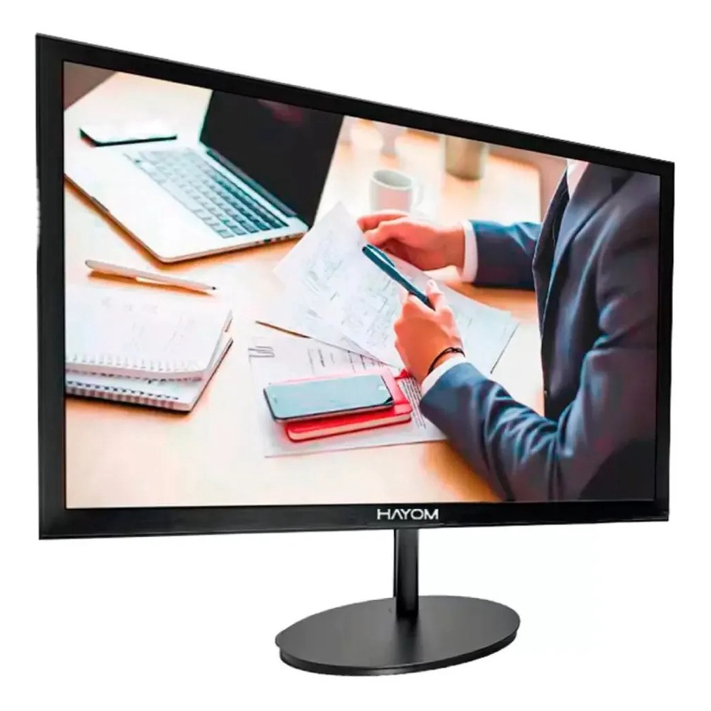 Monitor Led 19 Hayom Full Hd Preto Widescreen Hdmi E Vga | Shopee Brasil