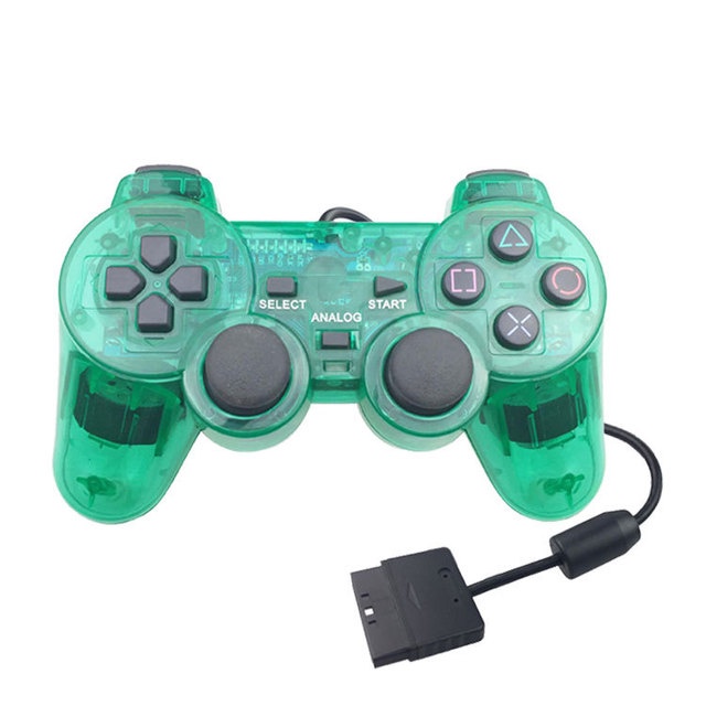 Controle Ps2 Transparente Playstation 2 Controle Com Fio Envio Imediato ...