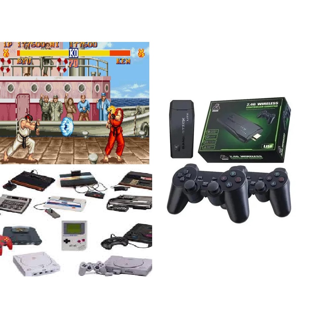 Pen Drive Com 10mil Jogos Game Retro Funciona Hdmi Stick | Shopee Brasil