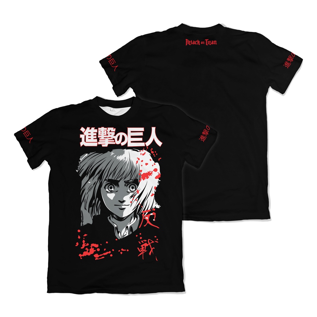 Camiseta Armin Arlet Attack On Titan Shingeki No Kyojin Shopee Brasil