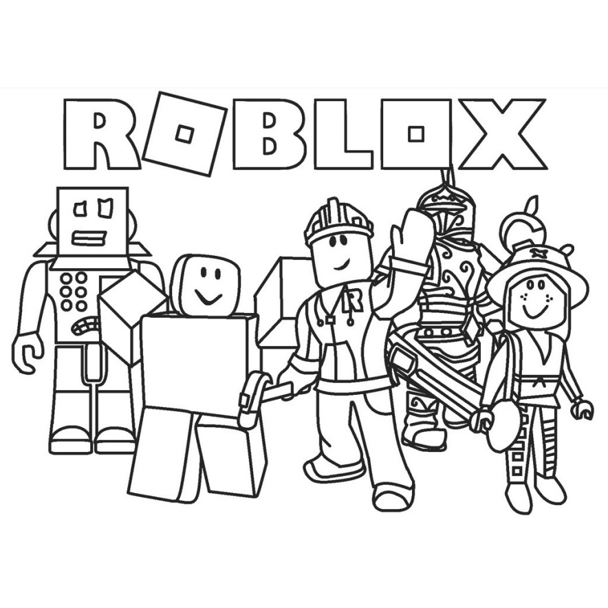 50 Desenhos DO ROBLOX para Colorir Pintar Lindos Desenhos | Shopee Brasil