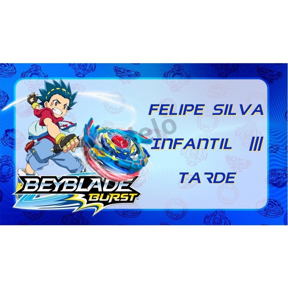 Etiquetas escolar Beyblade - Papel Fotográfico Adesivo | Shopee Brasil