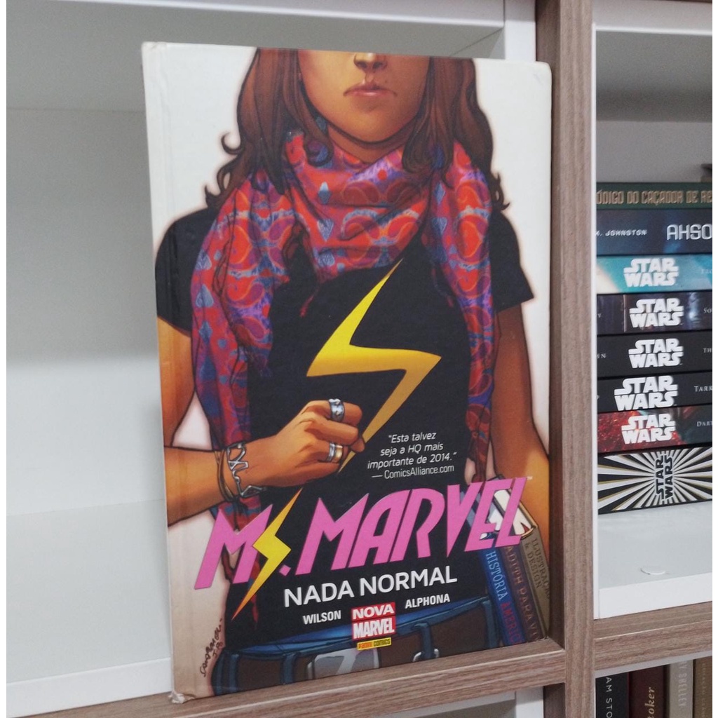 Hq Ms Marvel Nada Normal Capa Dura | Shopee Brasil