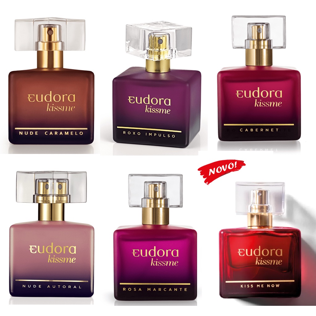 Perfume feminino Eudora - kiss me 50 ml | Shopee Brasil