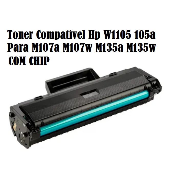Toner Compatível Hp W1105 105a Para M107a M107w M135a M135w | Shopee Brasil