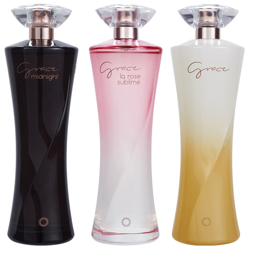 Coleção 3 Perfumes Grace Hinode (original) | Shopee Brasil