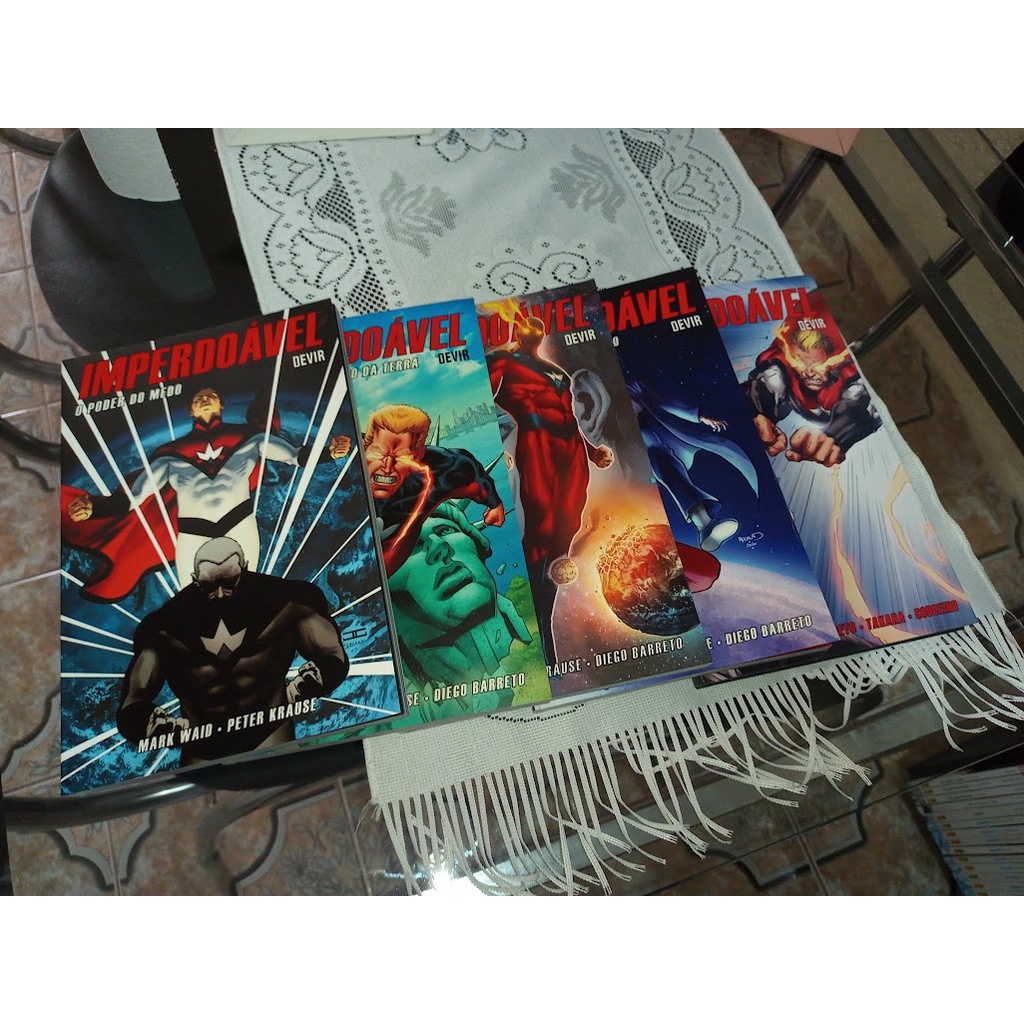 IMPERDOAVEL DE MARK WAID COLEÇÃO COMPLETA 5 VOLUMES - DEVIR | Shopee Brasil