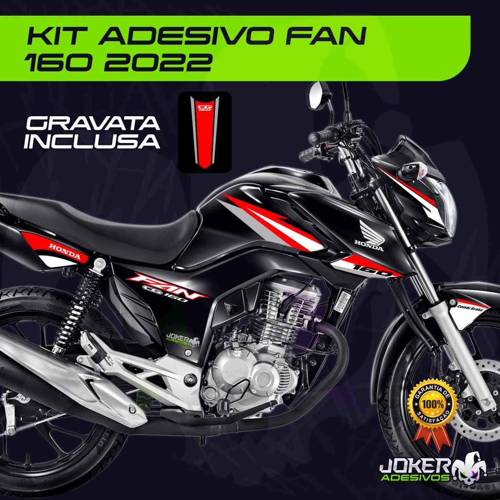 Kit Adesivo Personalizado Fan 160 2022 | Shopee Brasil