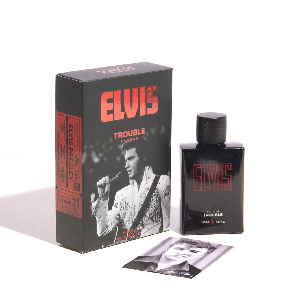Perfume Trouble Elvis Presley Viking Masculino 100ml | Shopee Brasil