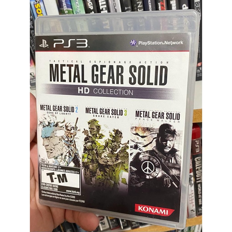 Metal Gear Solid HD Collection PS3 MÍDIA FÍSICA ORIGINAL!! | Shopee Brasil