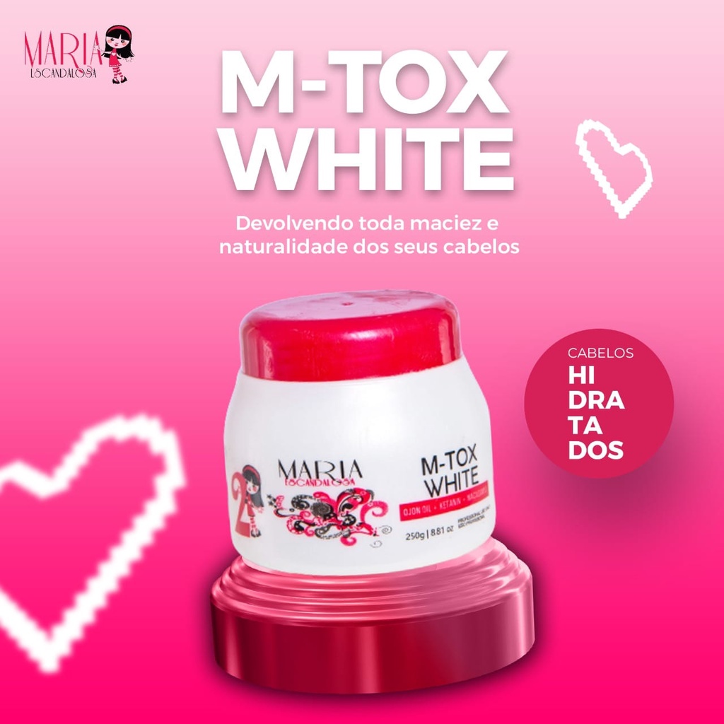 Maria Escandalosa m-tox white 250Gr | Shopee Brasil