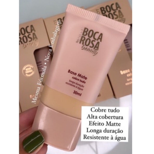 Base Boca Rosa Alta cobertura | Shopee Brasil