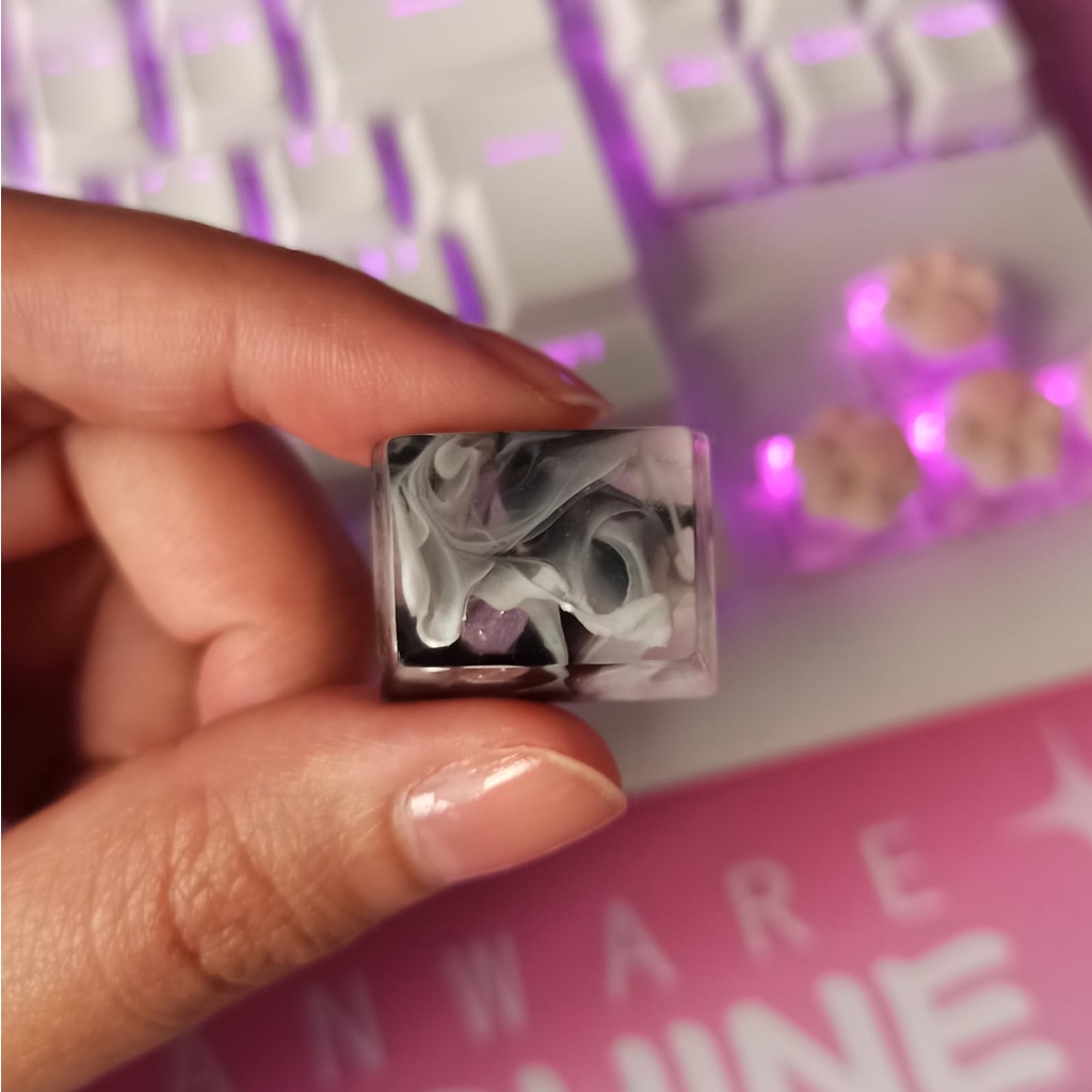 Tab ou Capslock Mystic- Keycap Fofa Para Teclado Mecânico - Keycap ...