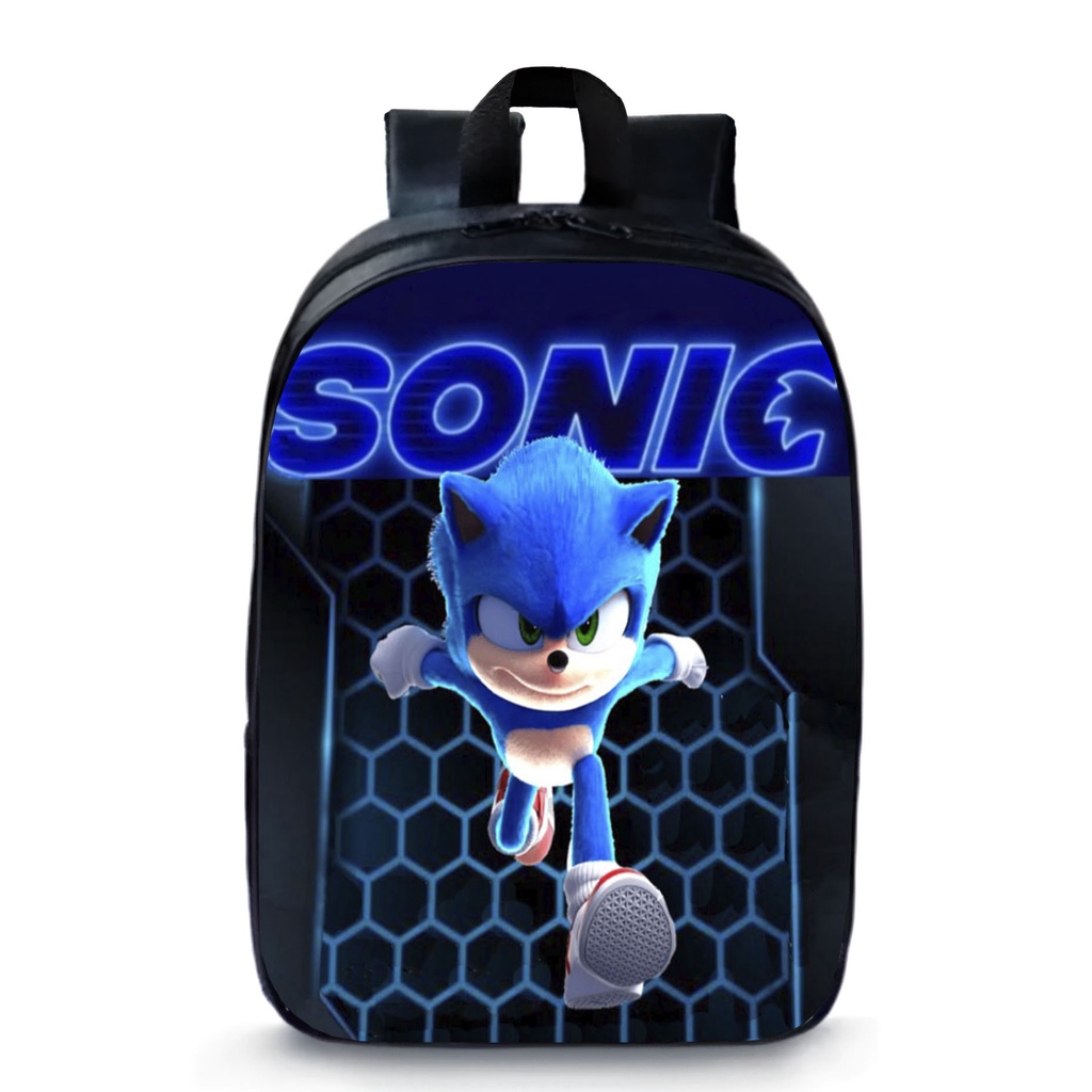 Mochila escolar infantil pequena volta as aulas sonic material escolar ...