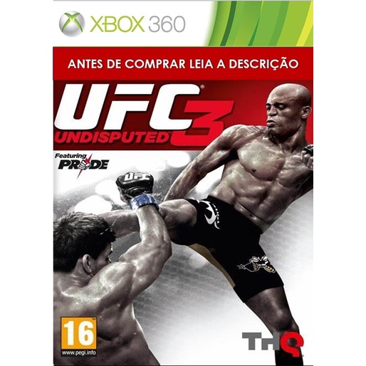Jogo UFC Undisputed 3 Xbox 360 Português PT-BR Mídia Física | Shopee Brasil