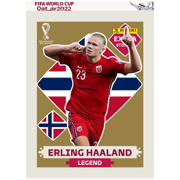 Figurinha da Copa Haaland Legend GOLD EXCLUSIVA | Shopee Brasil