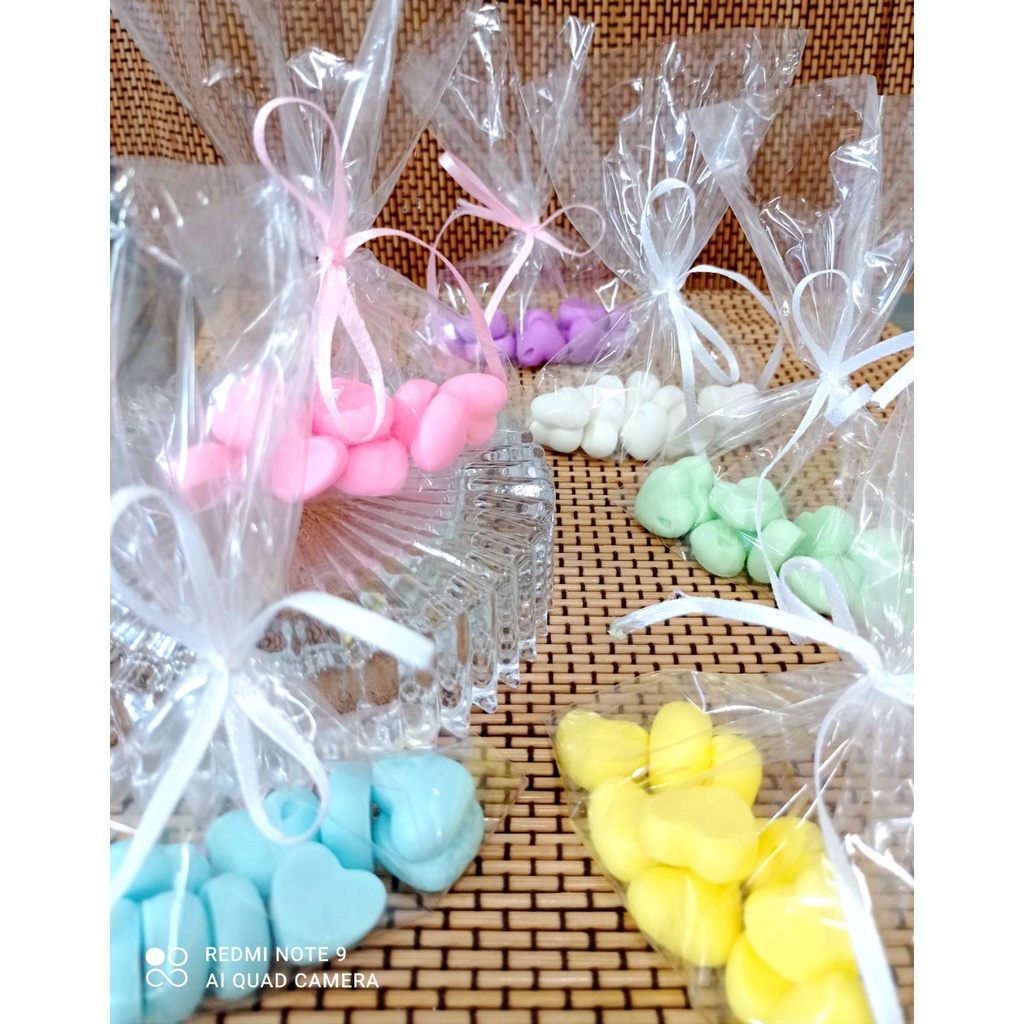 Kit 20 SASHES sabonetes com saquinho e fitinha Misture cores ...