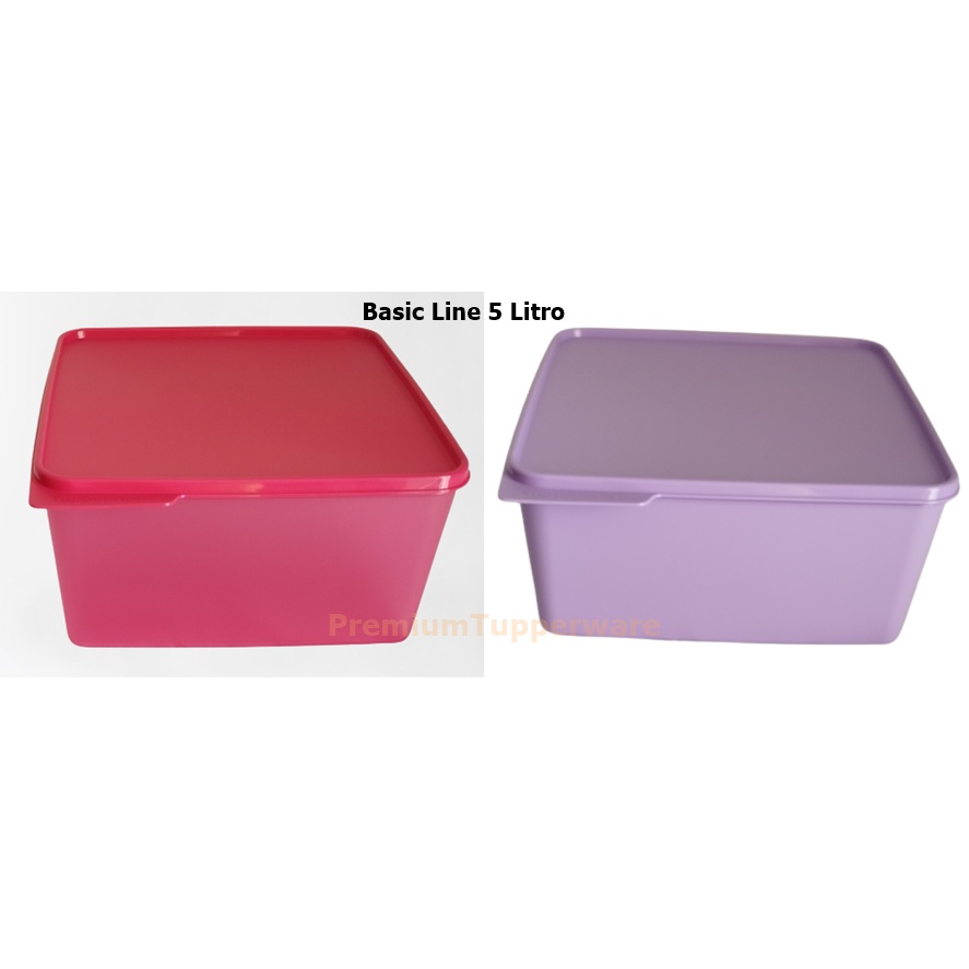 Tupperware Basic Line 5 Litro Cores Diversas | Shopee Brasil