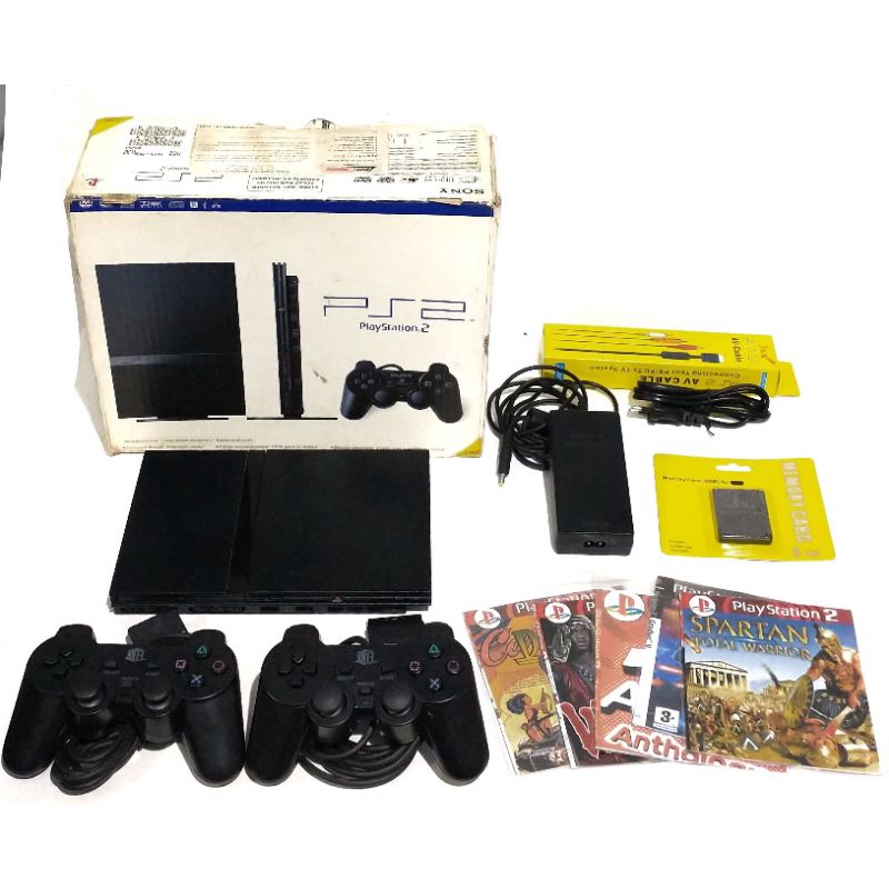 Console Playstation 2 Slim na Caixa | Shopee Brasil