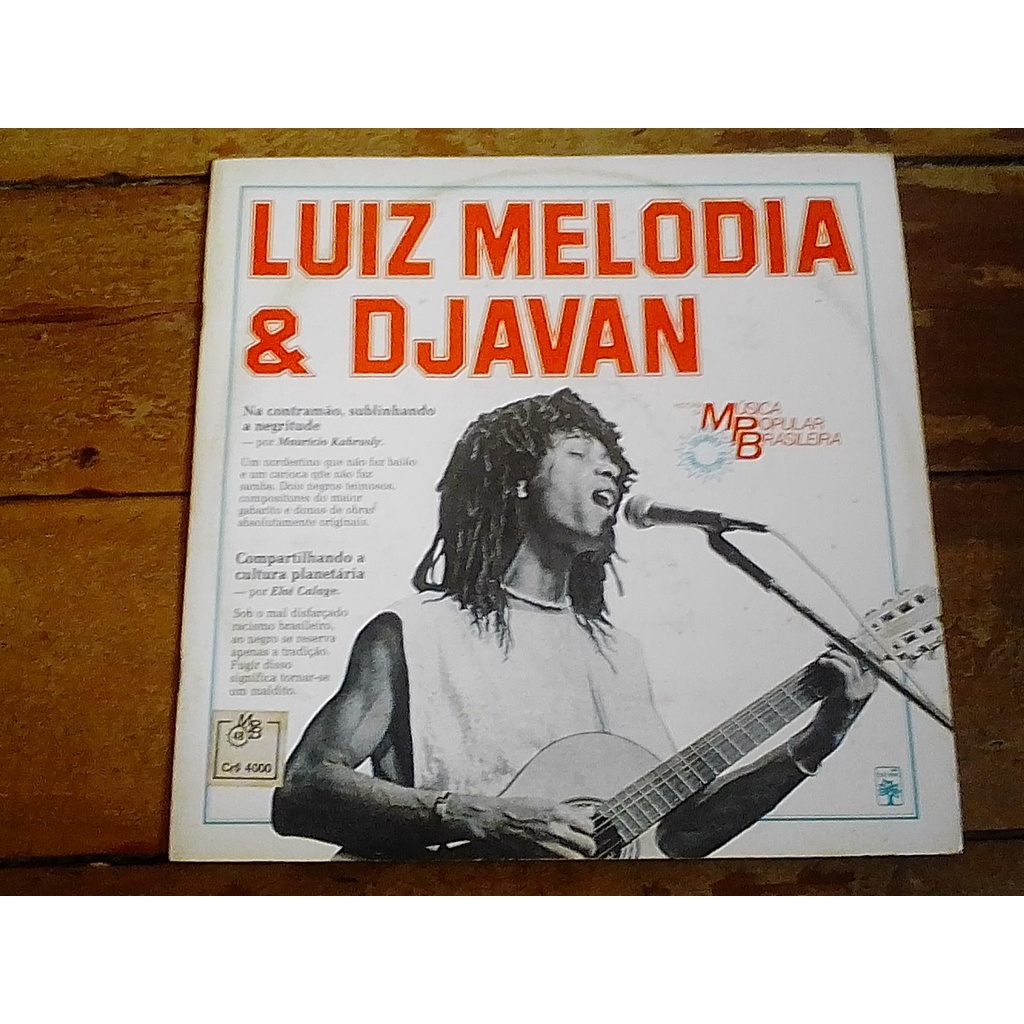 Lp Vinil Luiz Melodia & Djavan - História Da Música Popular Brasileira ...