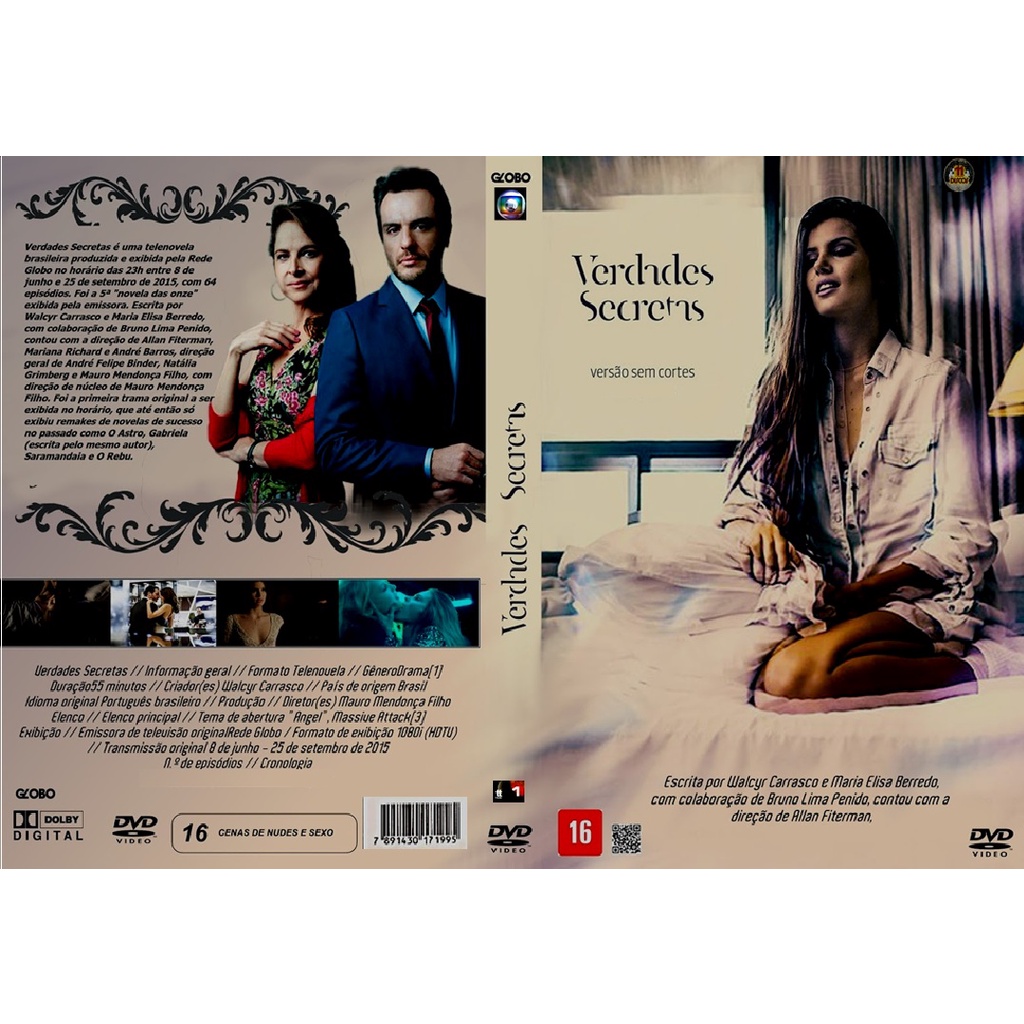 Dvd Box Novela Verdades Secretas Completa - Raríssimo (11dvds) | Shopee ...