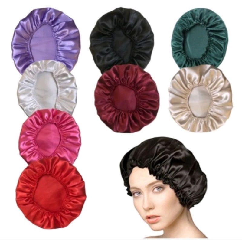 Touca toca de cetim anti friz frizz | Shopee Brasil