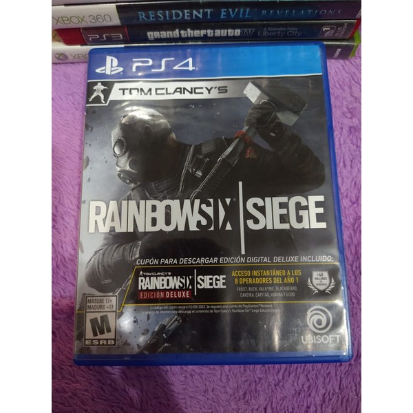 Tom Clancys Raimbow Six Siege P*S*4 mídia física original | Shopee Brasil