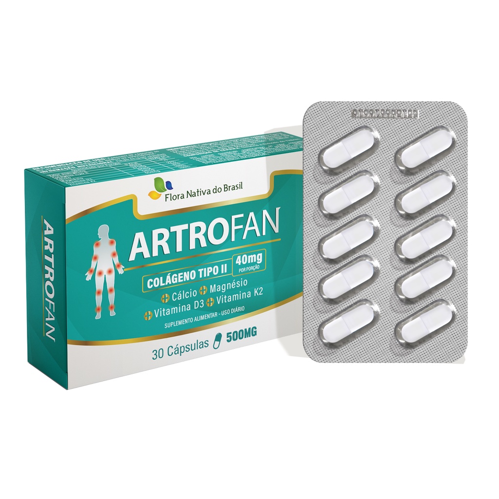 Colágeno Tipo 2 Artrofan 30caps - Flora Nativa | Shopee Brasil