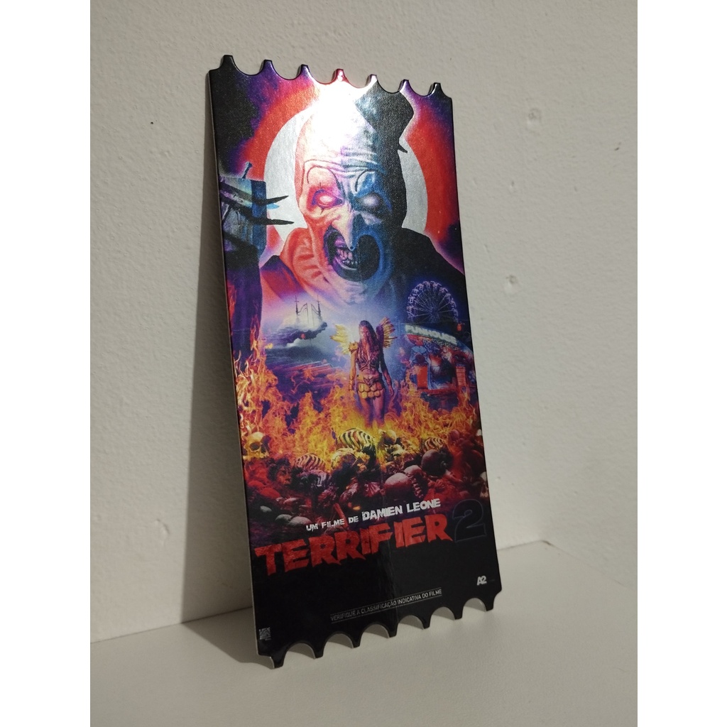 Ingresso/Card Colecionável Terrifier 2 Cinemark | Shopee Brasil