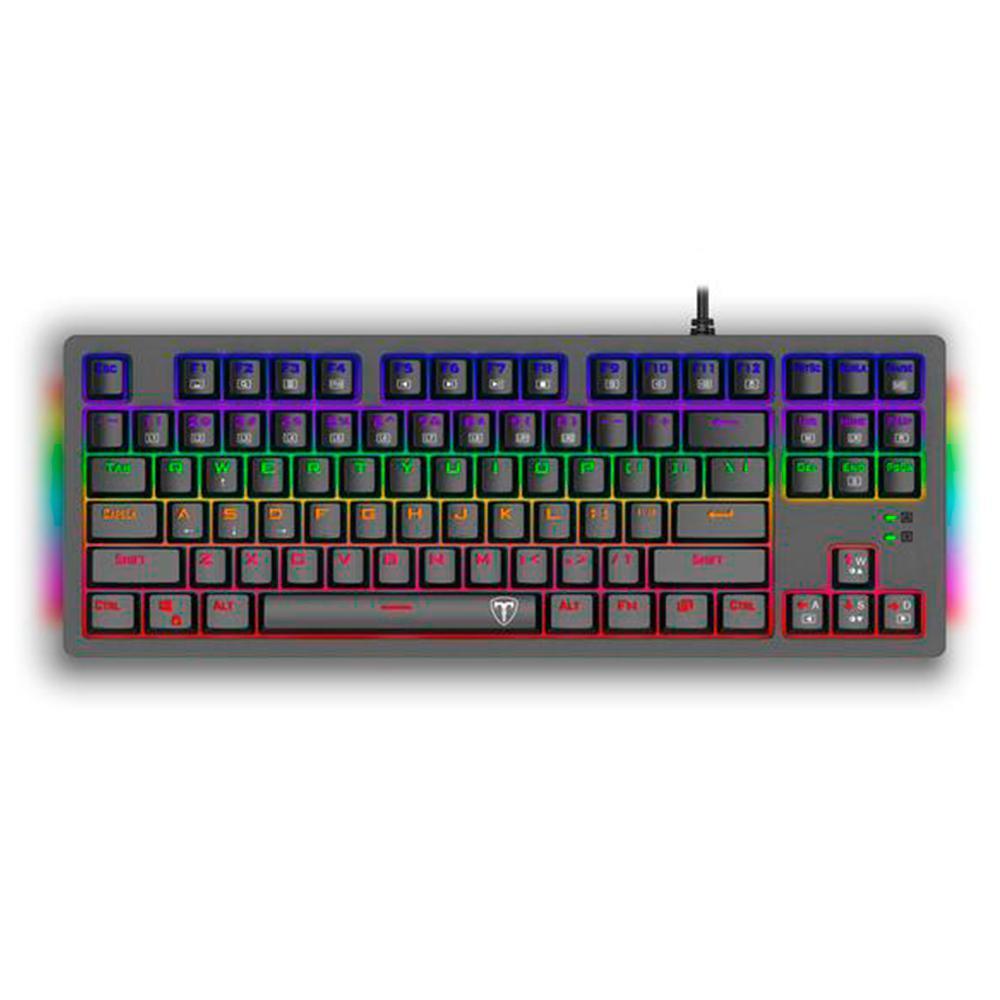 Teclado Mecânico Gamer T-Dagger Bali Switch Outemu Blue MK2 LED Rainbow ...