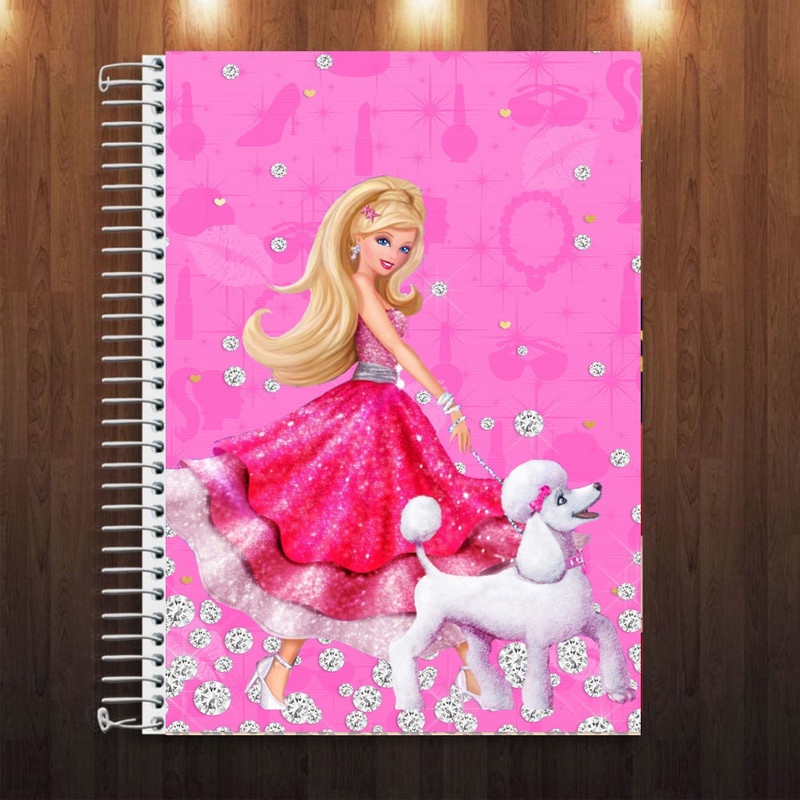 Adesivo Capa Para Caderno Infantil Barbie | Shopee Brasil