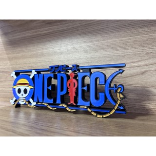 Placa Decorativa One Piece Logo Mdf Com Acrílico 23cm | Shopee Brasil