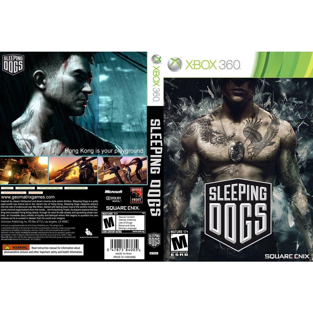 Sleeping dogs P/ Xbox360 Desbloq(Jtag/Ltu/Lt/Rgh) | Shopee Brasil