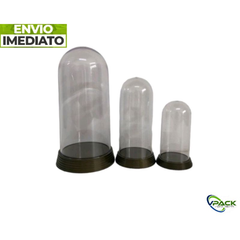 Redoma/Cupula 20CM Com Base Ouro Envelhecido | Shopee Brasil