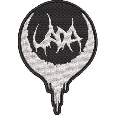 patch termocolante bordado uada black metal | Shopee Brasil