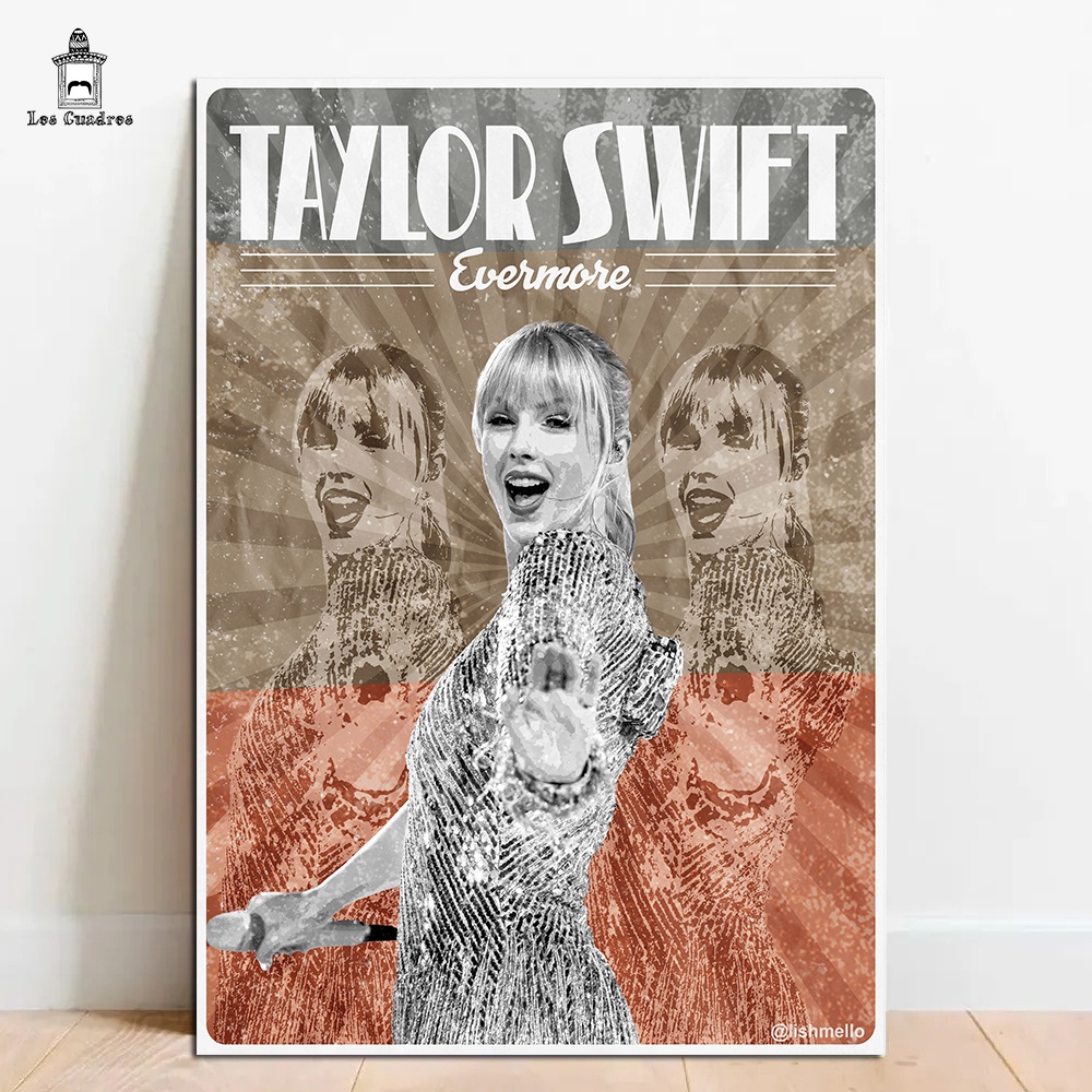 Quadro Placa Decorativa Taylor Swift Reputation em MDF 28x20cm | Shopee ...