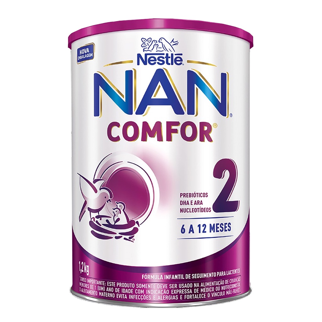 Nan Comfor 2 (6 a 12 meses) 800g | Shopee Brasil