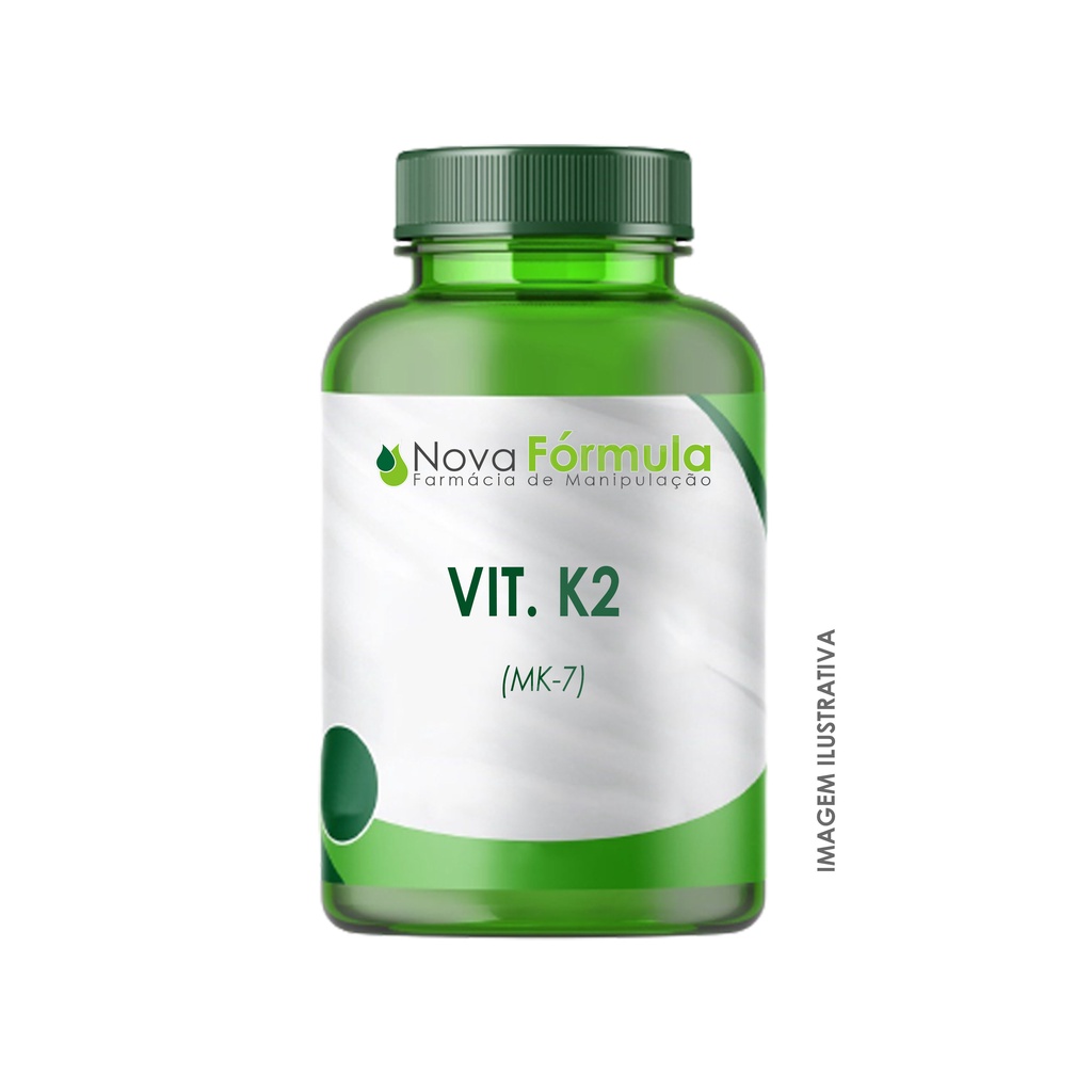 Vitamina K2 Mk7 100mcg 60 Cápsulas - Nova Fórmula Pharma | Shopee Brasil