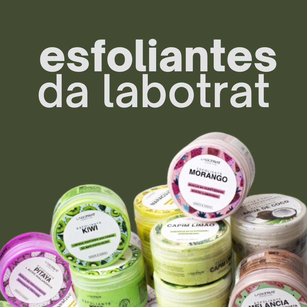 Esfoliante para Corpo e Rosto LABOTRAT 300g e 150g | Shopee Brasil