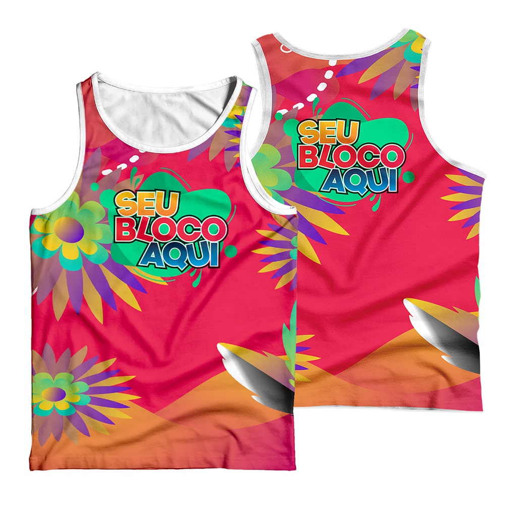 Abadas Personalizados Regata Carnaval Bloco | Shopee Brasil