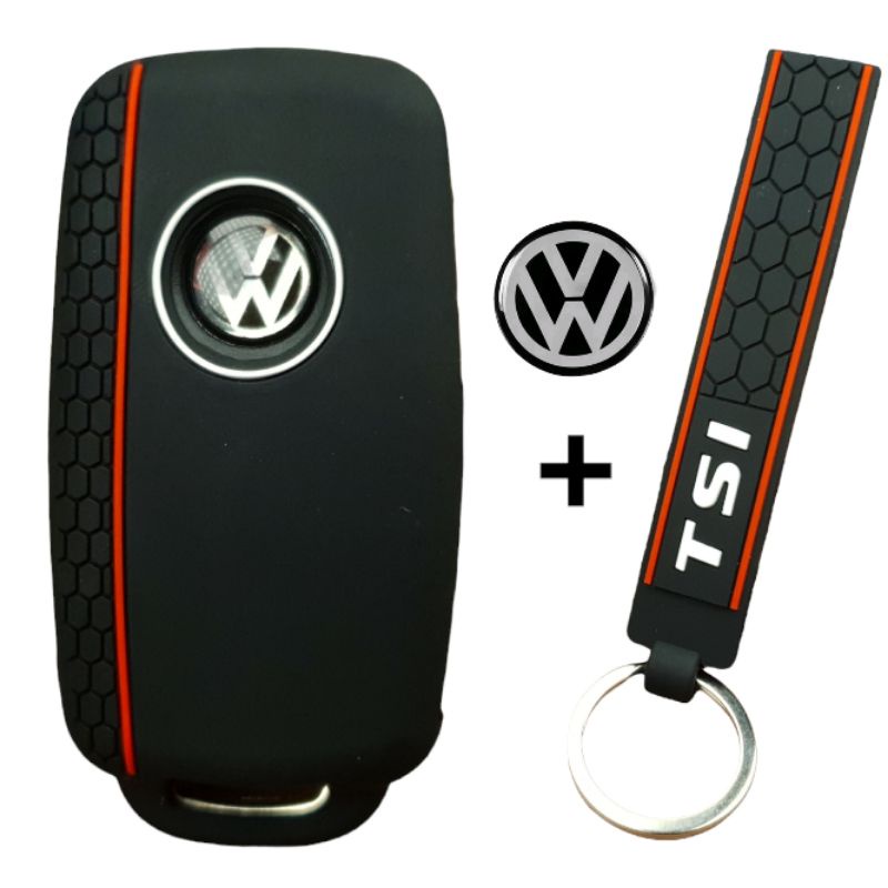 Capa Chave Chaveiro TSI Up Jetta Tiguan Fusca Passat Acessórios vw ...