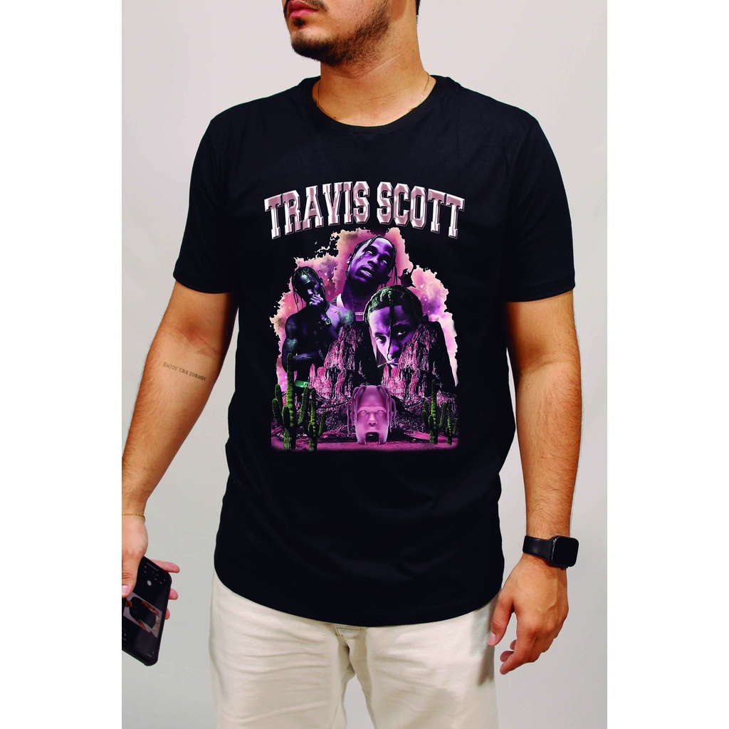 Camiseta Bootlegs - Travis Scotte | Shopee Brasil