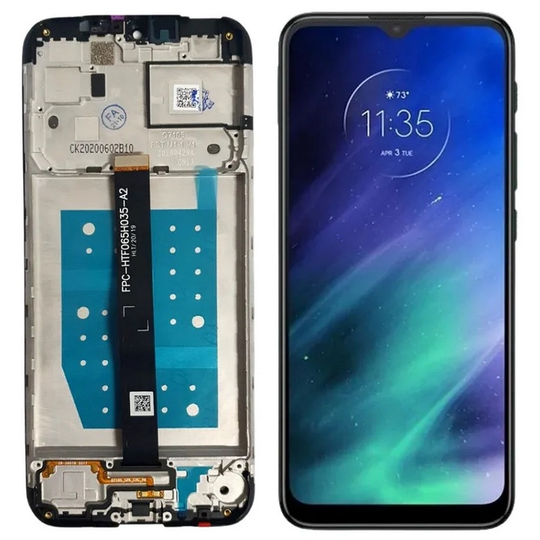 Tela Touch Display Lcd Frontal Moto One Fusion Xt2073 Com Aro | Shopee Brasil