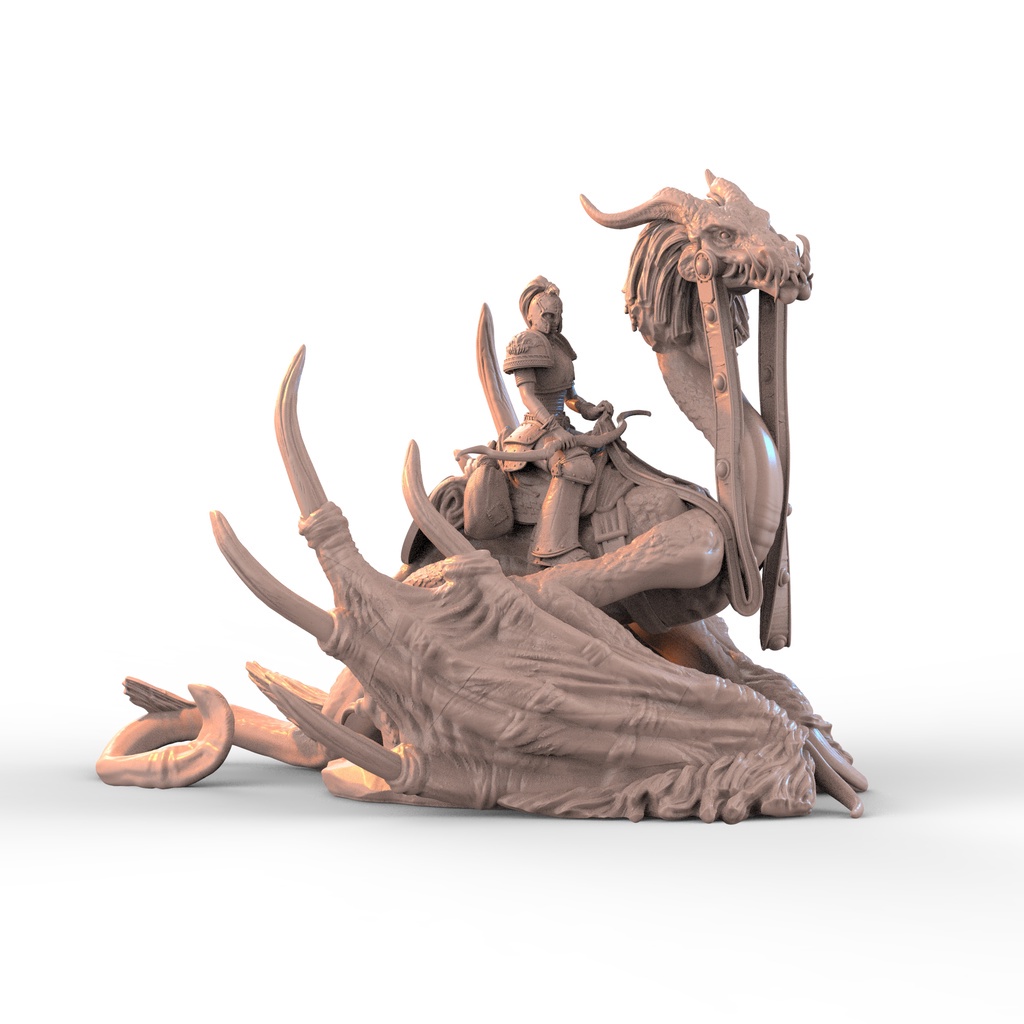 Miniaturas de RPG Dragon Rider, Horseman, Ogre, Tank e Knight D&D ...