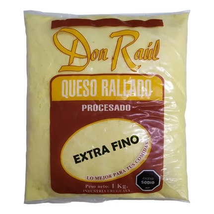 Queijo Ralado Fino Don Raul 1000gr | Shopee Brasil