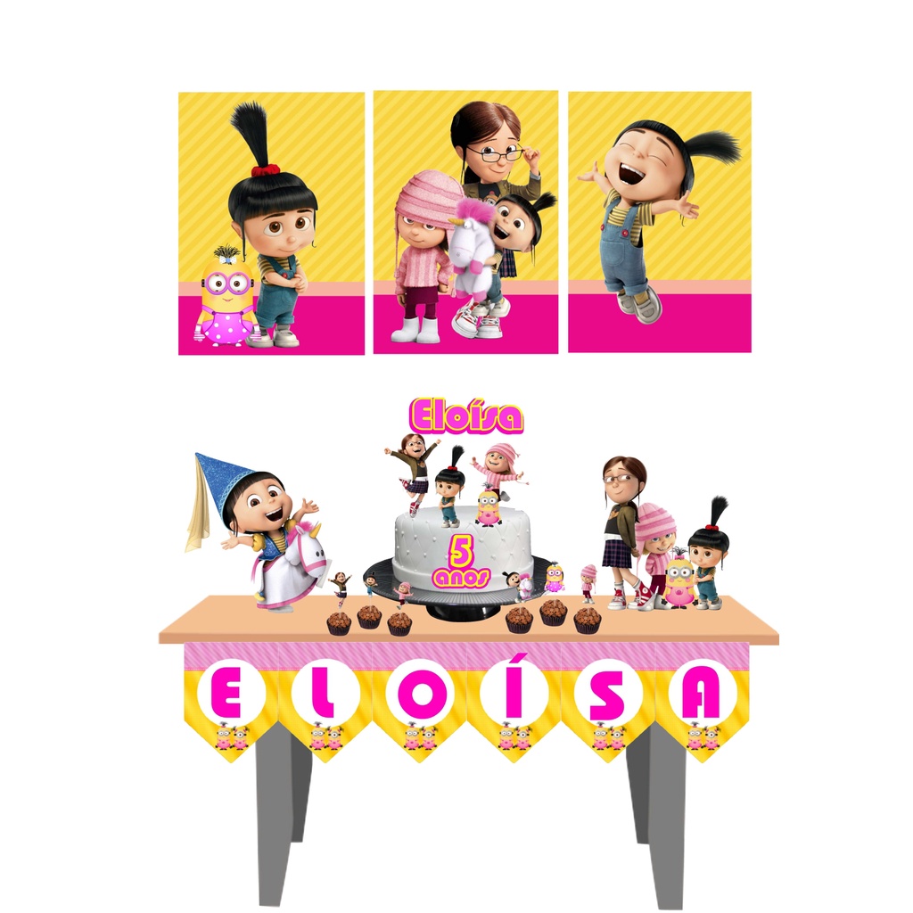 KIT FESTA AGNES MEU MALVADO FAVORITO | Shopee Brasil