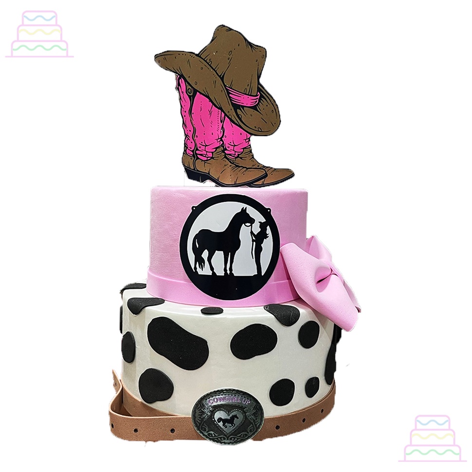 Bolo Fake Maquete No Tema Country / Cowgirl Vaqueira | Shopee Brasil