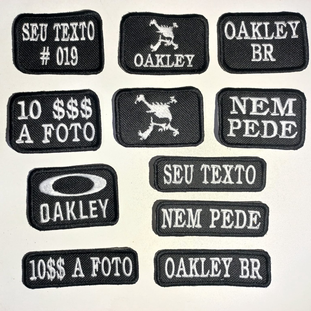 Tag Oakley Ap Vest Kit com 4 Unidades a Escolha ou Personalizado ...