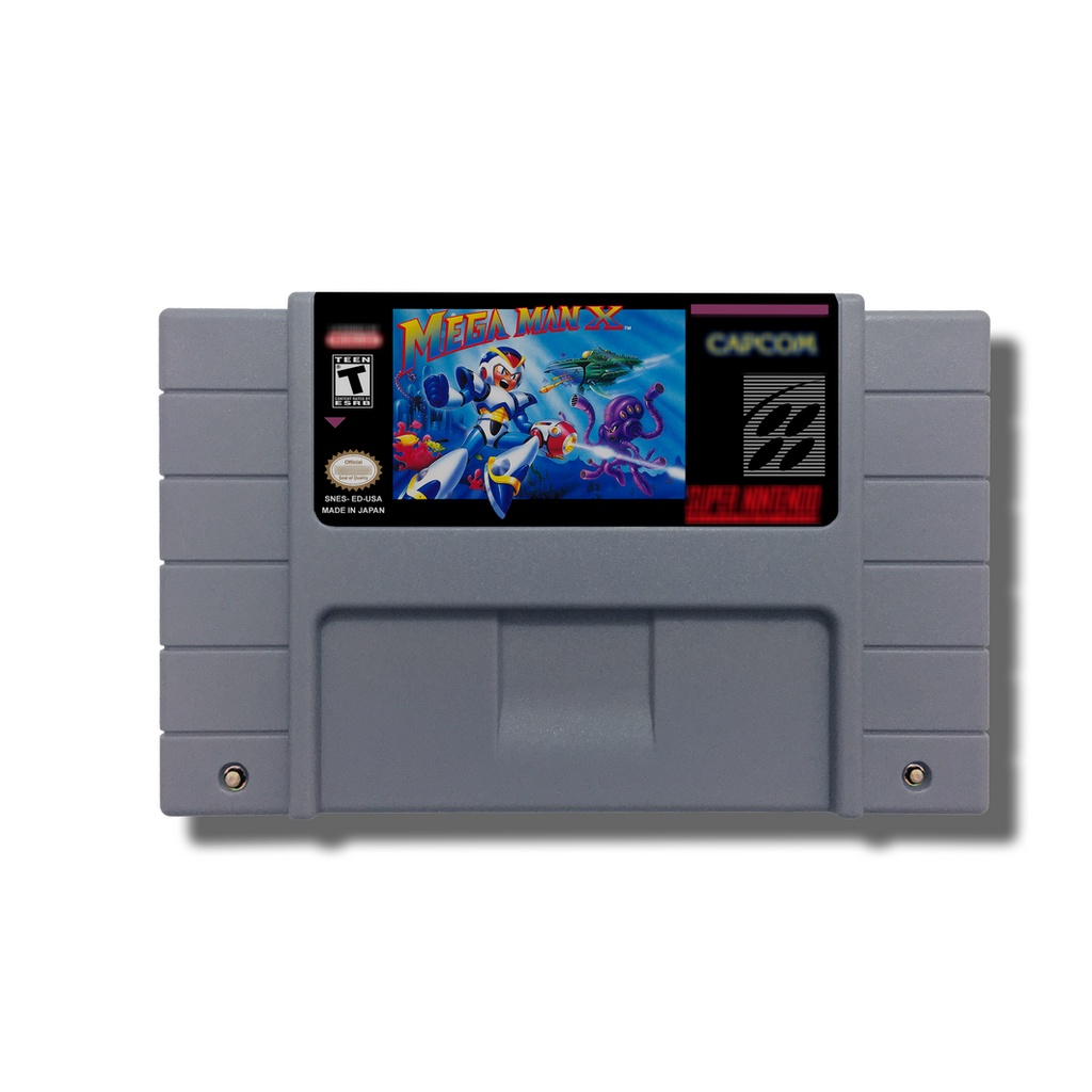 Cartucho de Super Nintendo NOVO MegaMan-X | Shopee Brasil