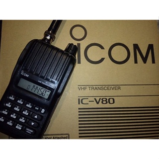 Rádio Ht Icom Ic-v80 Vhf Analógico 136-174 Mhz 5w Completo | Shopee Brasil